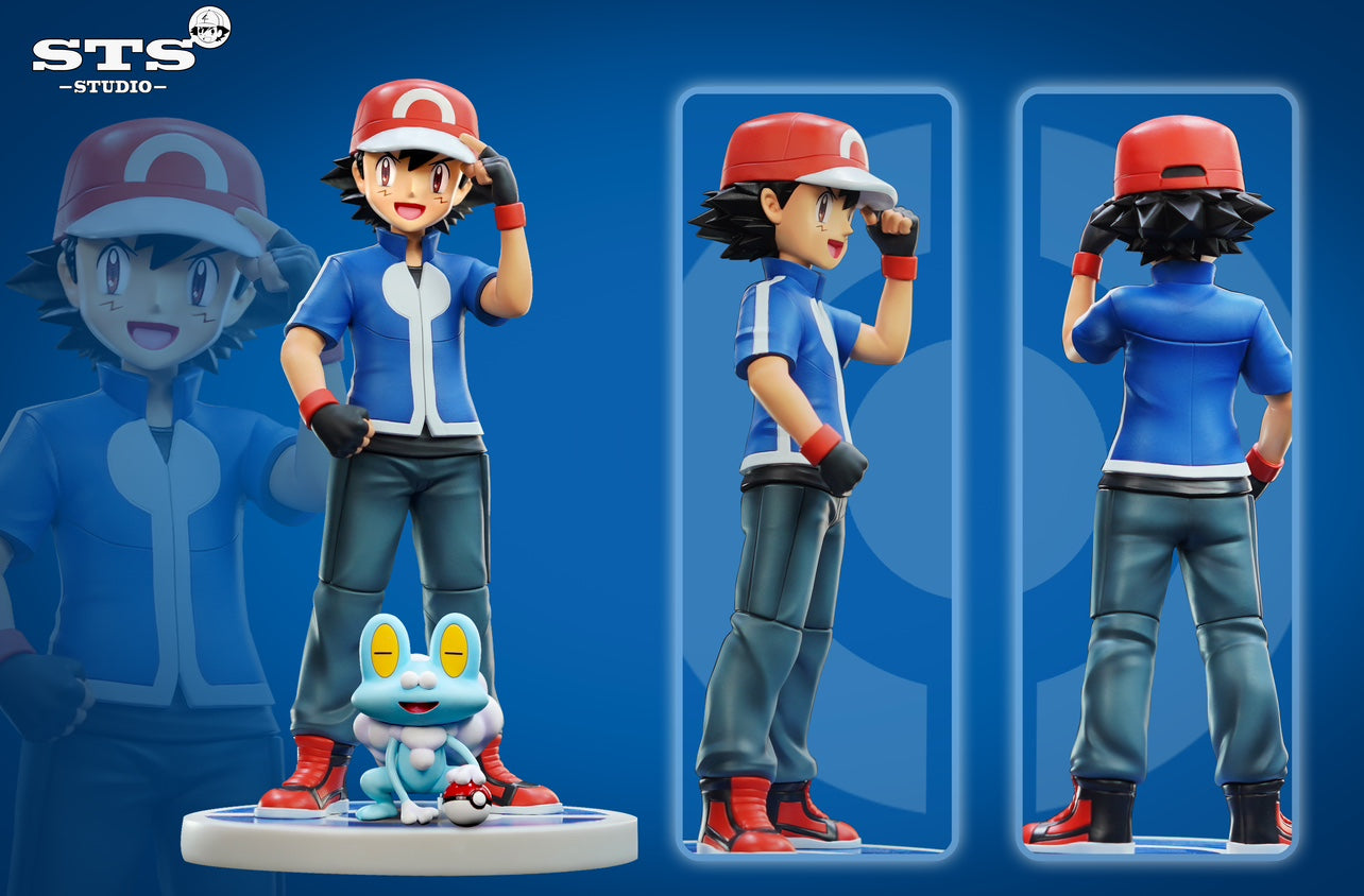 1/8 Scale World Zukan Ash & Froakie - Pokemon - STS STUDIO [IN STOCK]