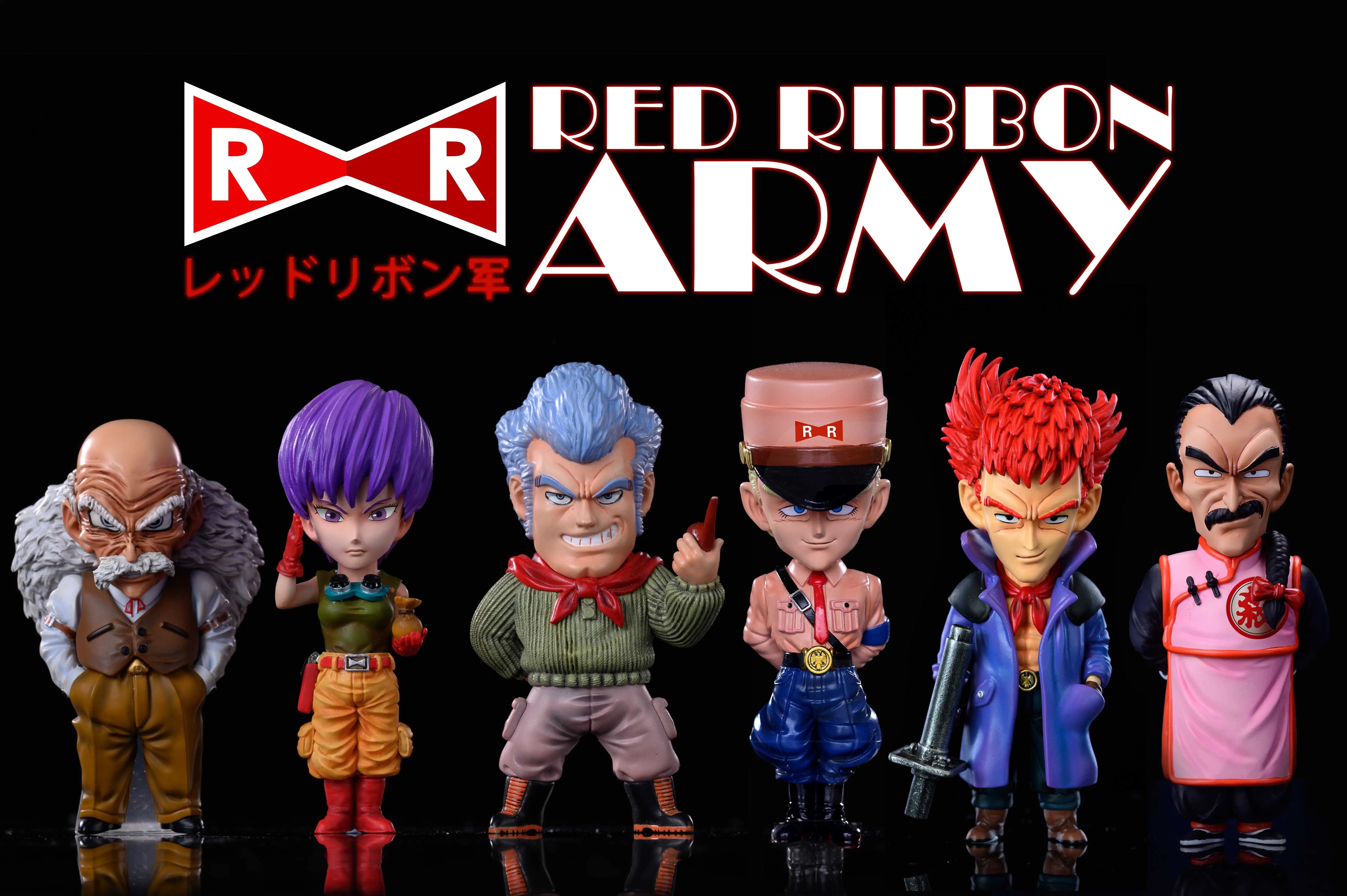 Red Ribbon Army Mercenary Tao, Colonel Silver, General Blue, General ...