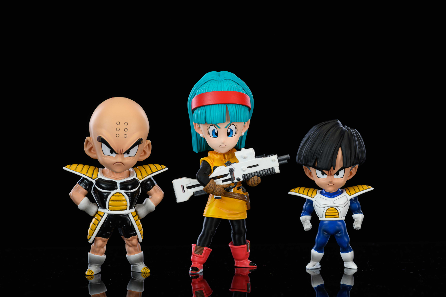 Armor Kuririn, Gohan & Bulma with Gun - Dragon Ball - LeaGue STUDIO [IN ...
